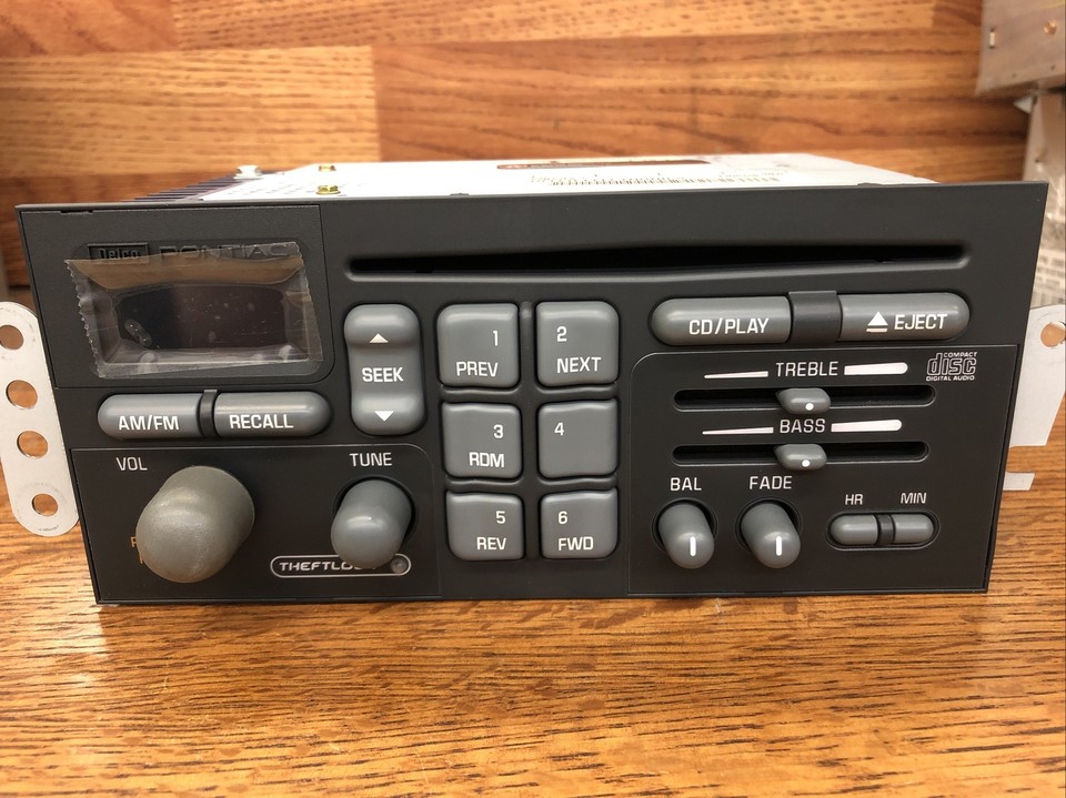 1994-2003 Pontiac Firebird Trans Am Firehawk DELCO CD RADIO Stereo 2 ...