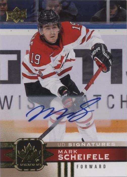 2017-18 Upper Deck Canadian Tire Team Canada - Mark Scheifele #113 Gold ...