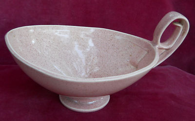RED WING ZEPHYR PINK FLECKS SPECKS M 1572 RETRO CANDY DISH BOWL HANDLE ...