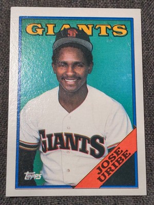 Jose Uribe 1988 Topps Error Double Logo Misprint #302 | eBay