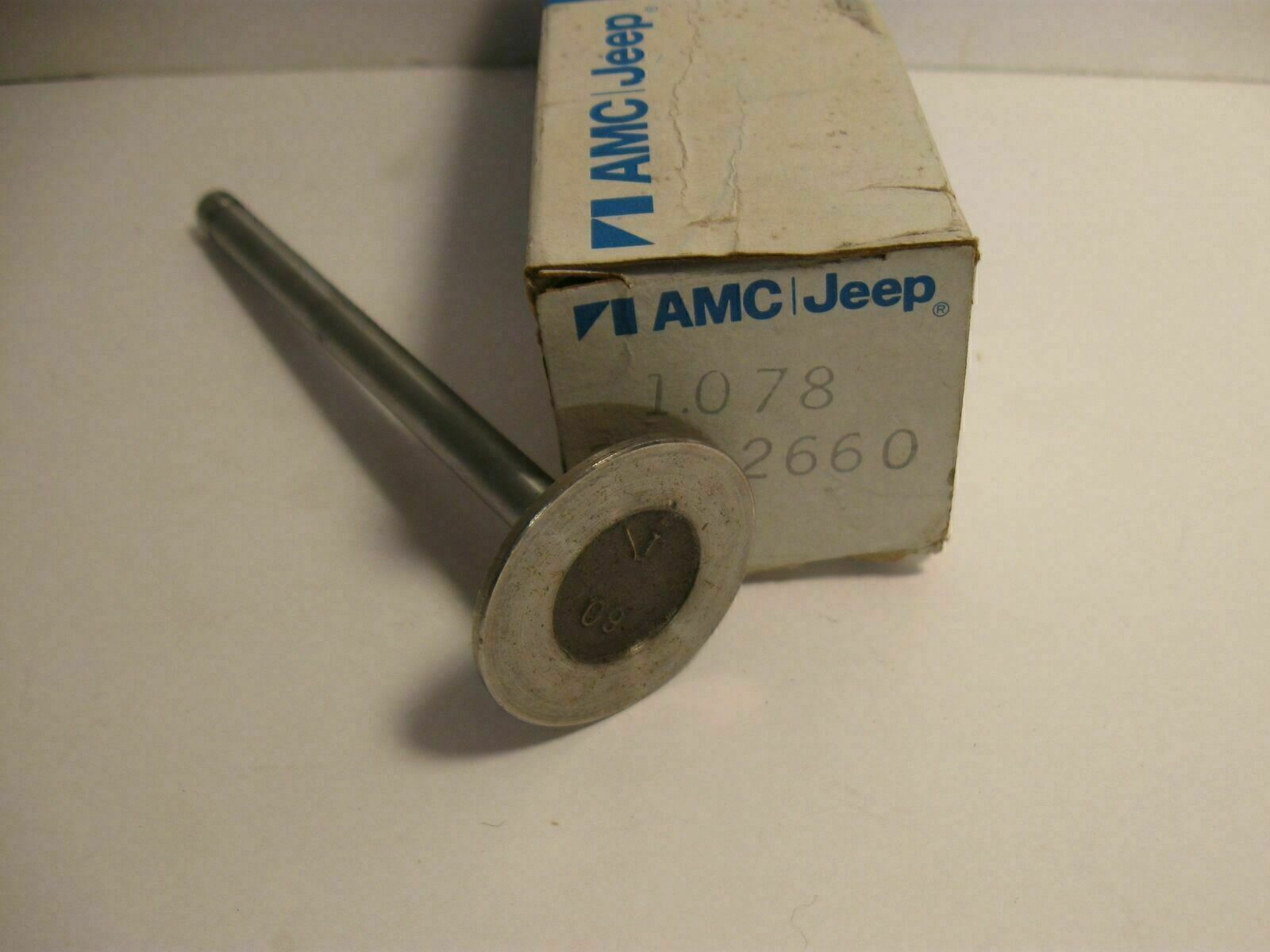 1x NOS AMC Jeep Standard Exhaust Valves 1984 85 Jeep Cherokee CJ7 ...