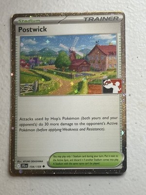 Pokemon Prize Pack Series 7 Postwick 154/159 Cosmos Holo - PLAY STAMP ...