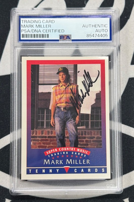 Mark Miller Sawyer Brown Tenny Cards Country Handed signed Autographed ...