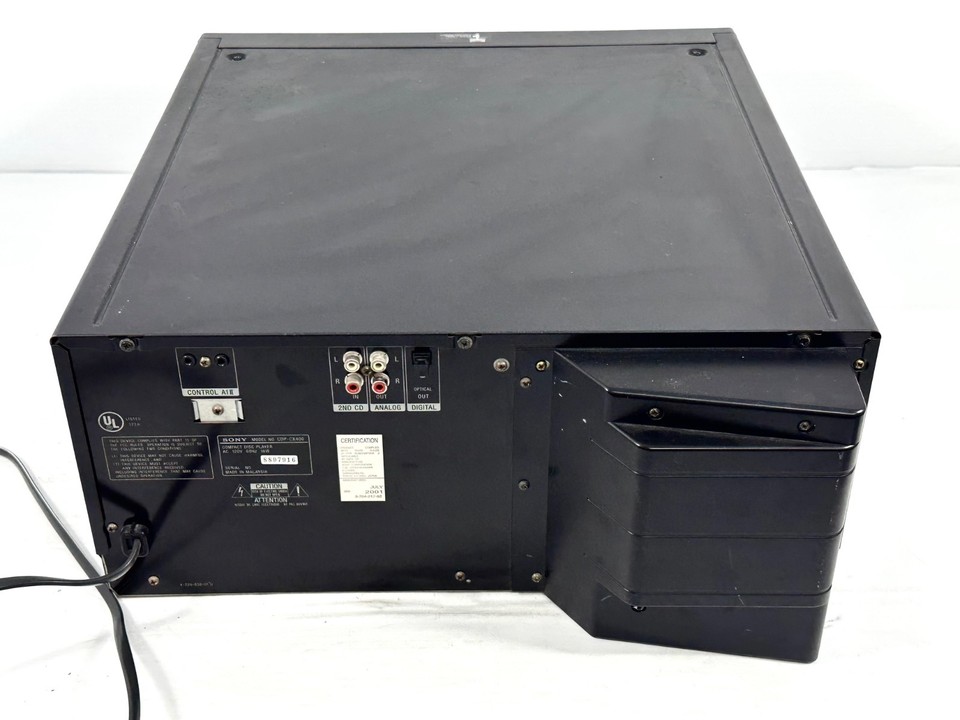 {Pro Refurb} Sony CDP-CX400 MegaStorage 400 CD Changer + Remote ...
