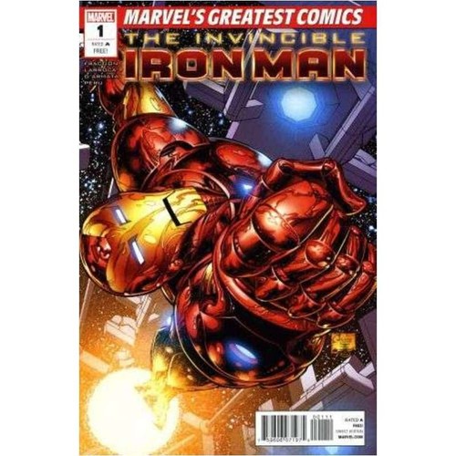Invincible Iron Man #1 MGC Variant - 2008 series Marvel comics VF+ [l ...