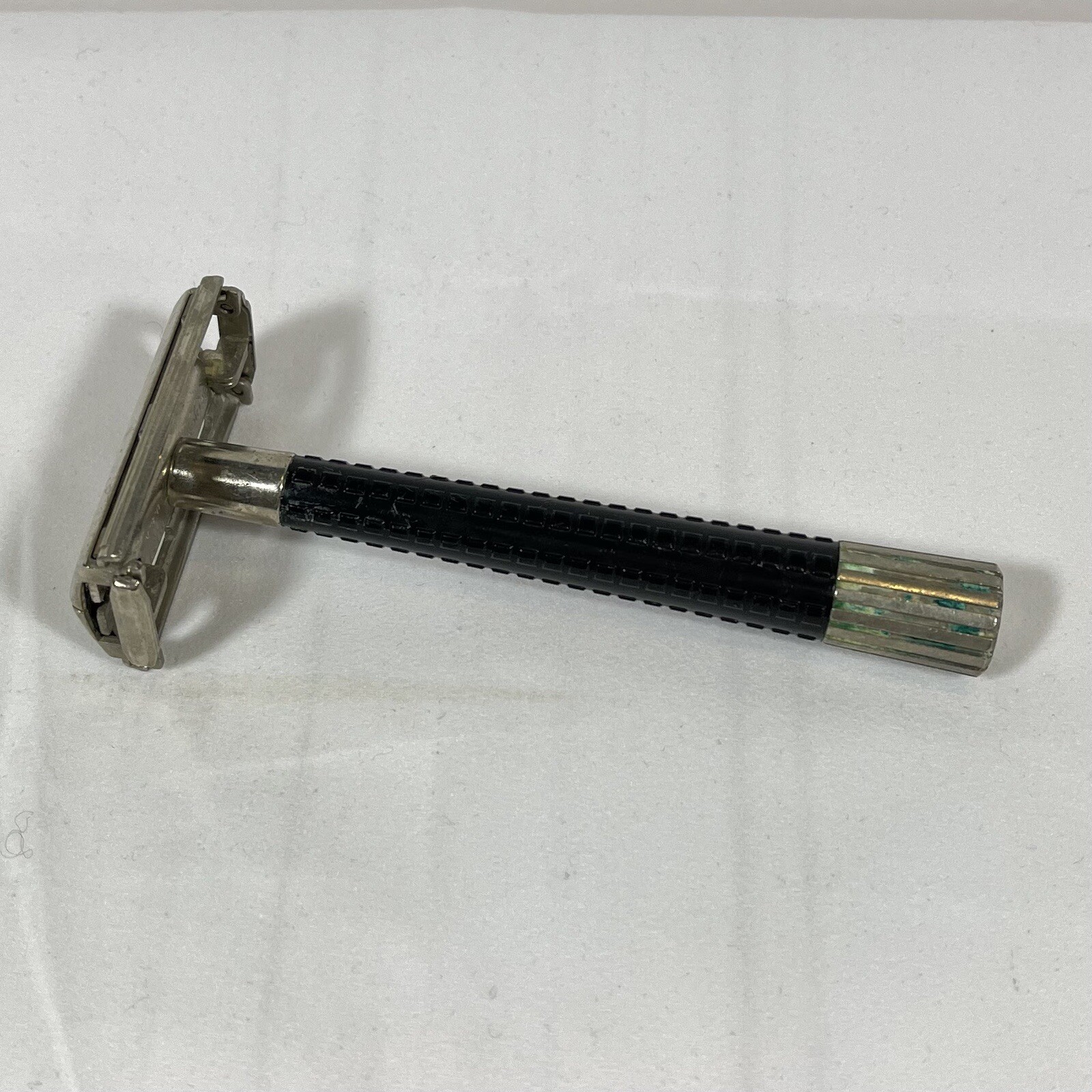 Vintage Schick Razor Krona Double Edge Safety Razor Black Handle | eBay