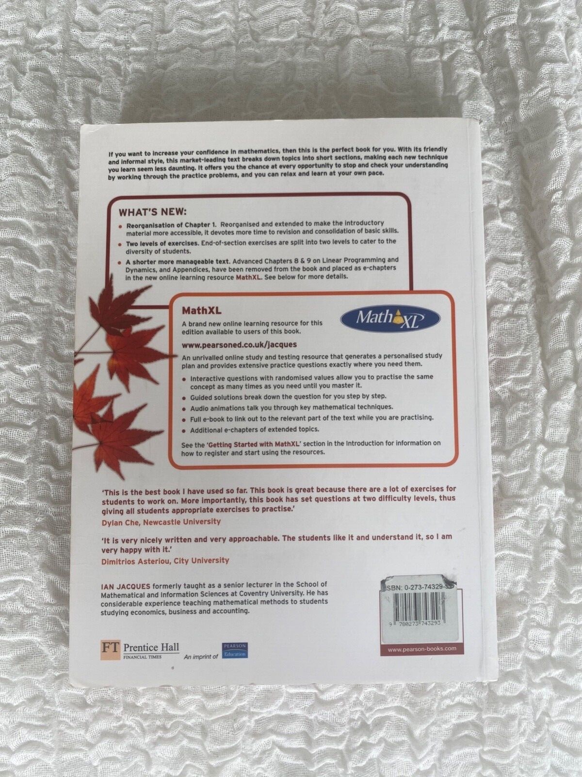 Mathematics for Economics and Business by Ian Jacques (Paperback, 2009 ...