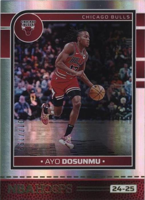 2024-25 Panini Nba Hoops - Ayo Dosunmu #15 Premium Box Set /199 for ...