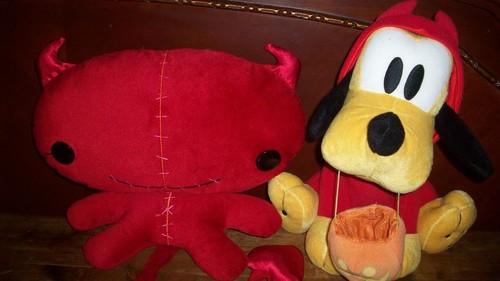 Disney Pluto Devil Costume Sega Prize Redemption Plush 12” Rare Stuffed ...