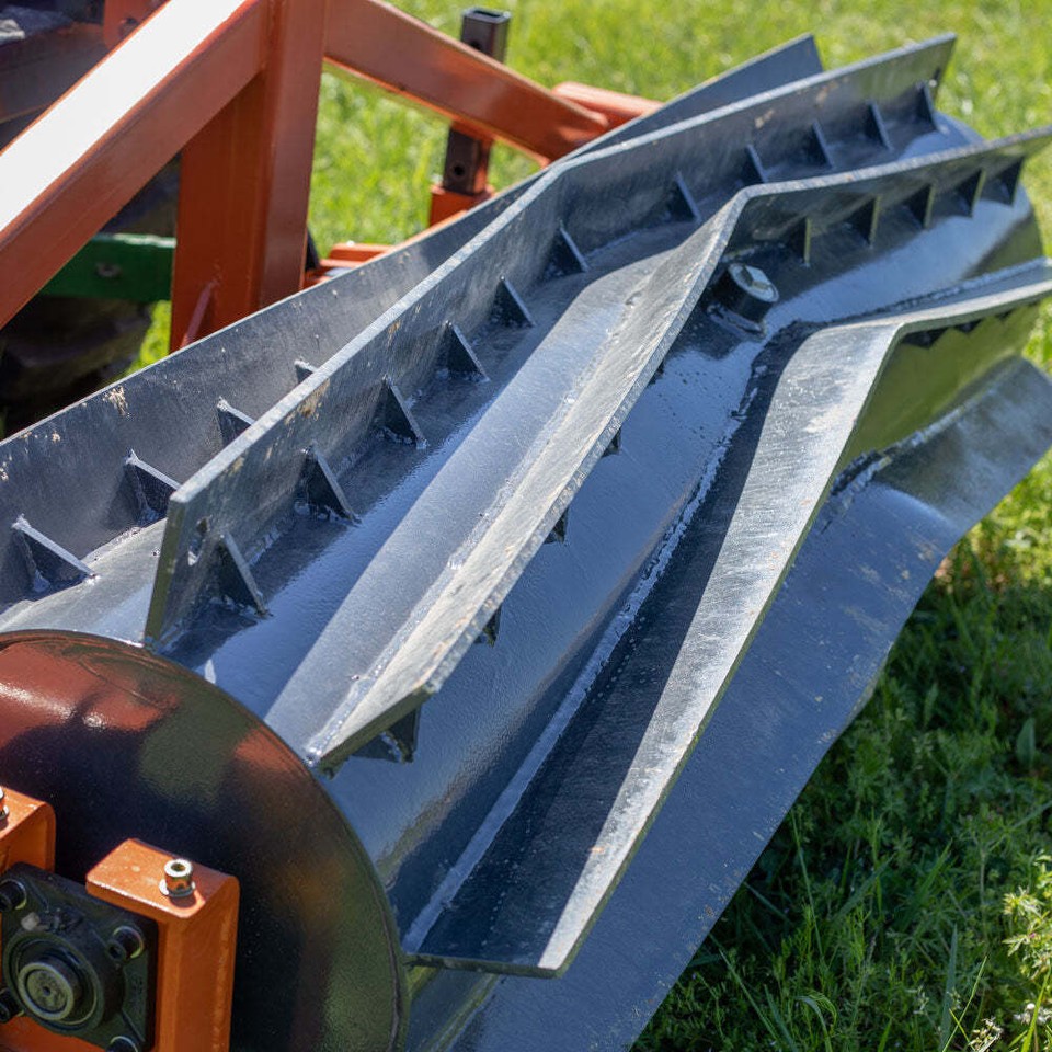 Titan Attachments 3 Point 6 FT Cover Crop Crimper Roller Fits Category ...