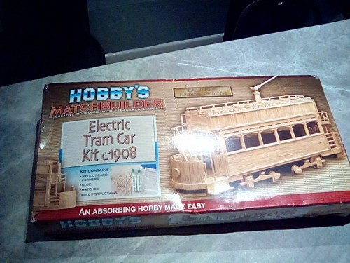 New in Box Hobby's Matchbuilder Electric Tram Car Kit c 1908 Craft BNIB ...