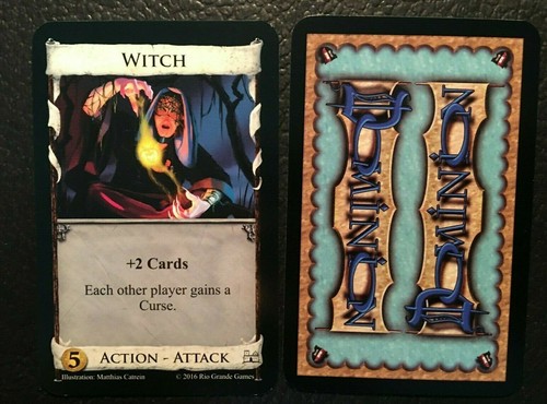 Dominion WITCH CARD Second Edition 2016 Rio Grande Games FREE SHIPPING ...