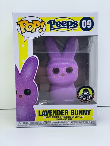 FUNKO POP! PEEPS #09 LAVENDER BUNNY POPCULTCHA EXCLUSIVE W/ PROTECTOR ...
