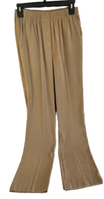 Allison Daley Pants 8 Ladies Camel Classic Straight relaxed pull-on ...