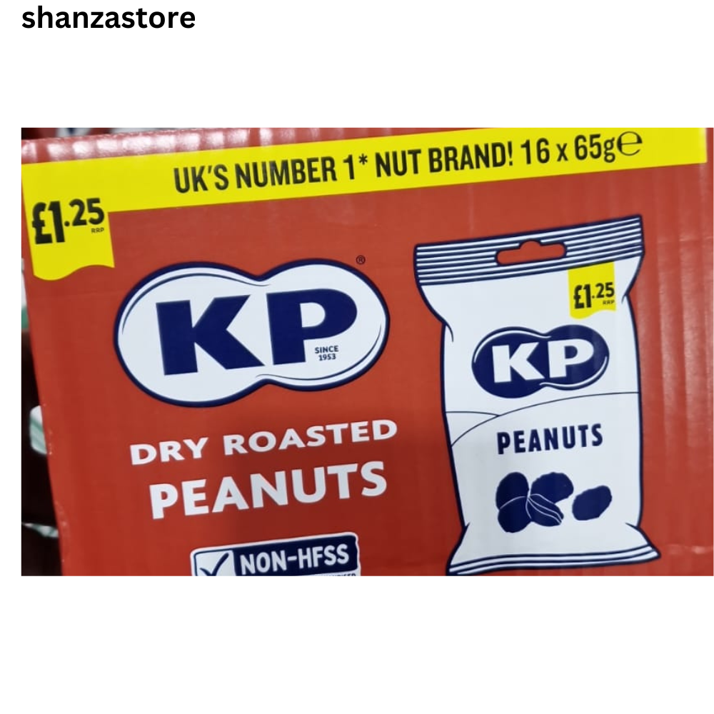 KP Dry Roasted Peanuts 65g ( Pack Of 16 ) Full Box PMP £1.25 | eBay UK