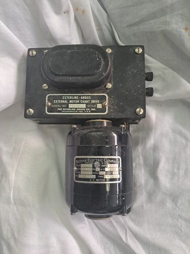 Esterline Angus Style 24 External Motor Chart Drive 115 Volt With ...