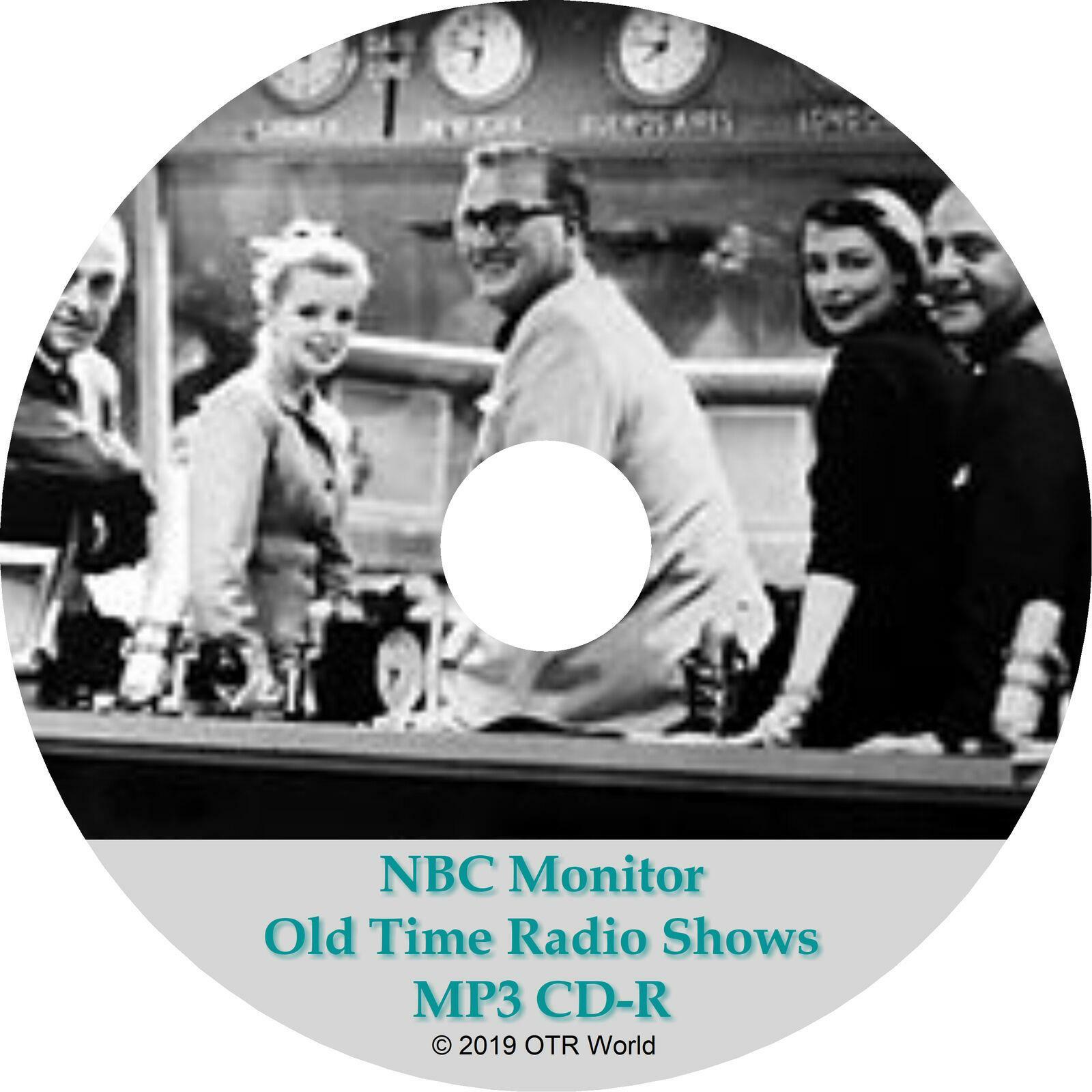 NBC Monitor Old Time Radio Shows 3 Episodes On MP3 CD-R OTR OTRS | eBay