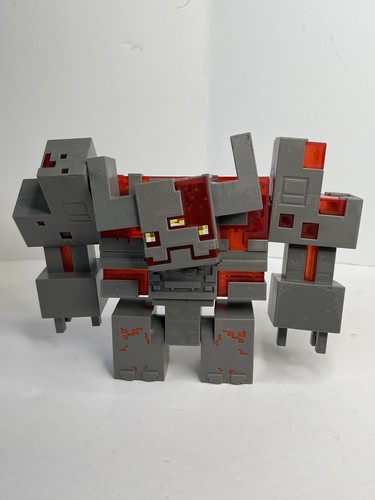 Minecraft Dungeons 10"x7.5" Redstone Monstrosity Action Figure Mattel ...