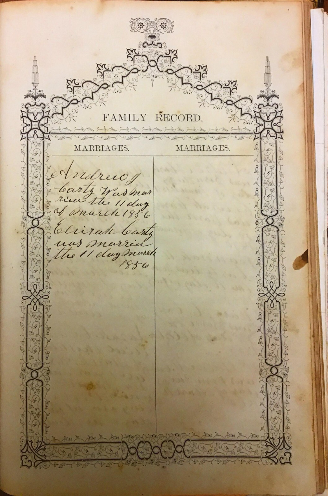 1869 Family Bible for Carty Family Bible Rescue #143) | eBay