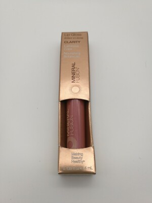 Mineral Fusion Lip Gloss CLARITY 0.135 Oz Luminous Color New Authentic ...