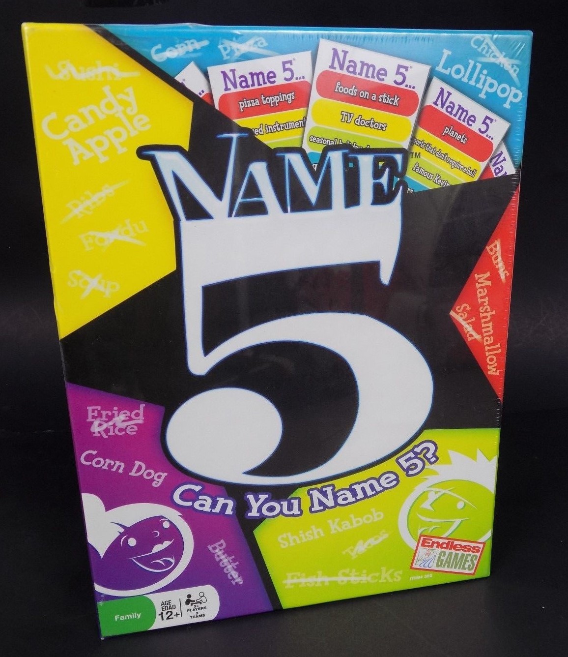 Name 5 Can You Name 5? Family Party Trivia Board Game Endless Games ...