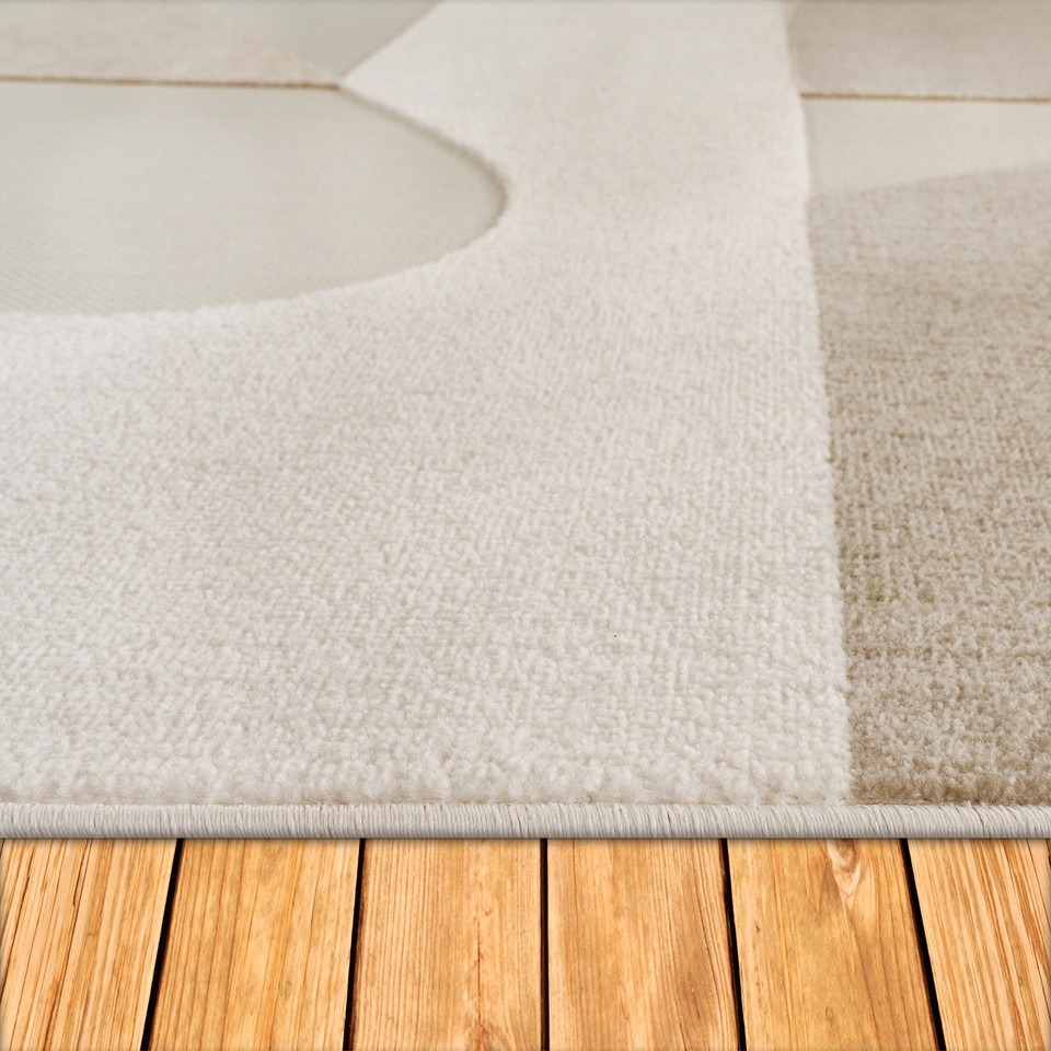 Area Rugs Livingroom Short Pile Large Rug Bedroom Scandi Aztec ...