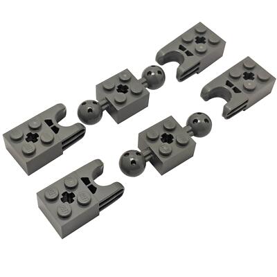 LEGO Brique Mod. 2x2 - Rotules à Billes - Trou d'Essieu - Gris Bleu ...