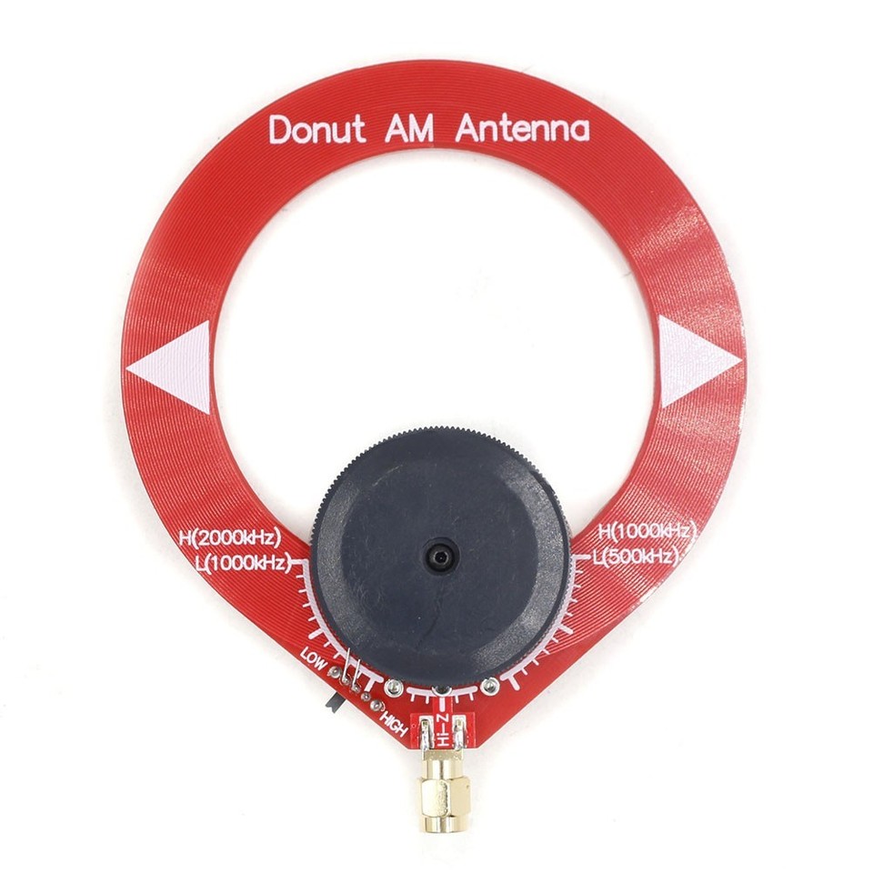 Newest SW/MW Antenna Loop Antenna Donut Antenna High-Impedance Narrow ...