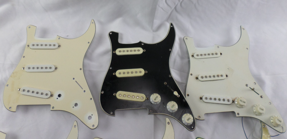 Pickguard Scratchplate Strat Guitar Joblot x 6 Part Loaded Luthier ...