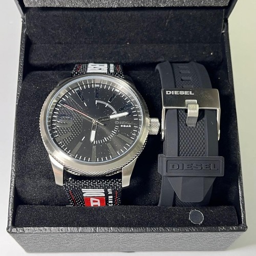 DIESEL DZ1906 RASP Men's Watch with Replacement Strap | eBay