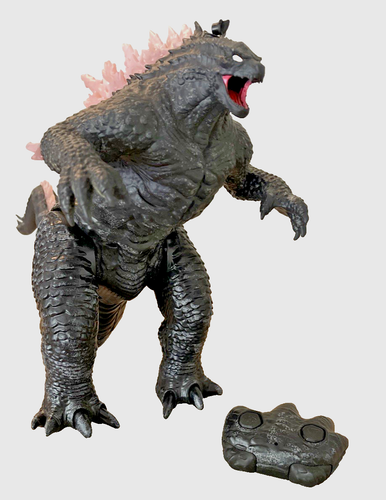 Big Godzilla Light-Up Action Figure Pink Spines Electronic with Remote ...