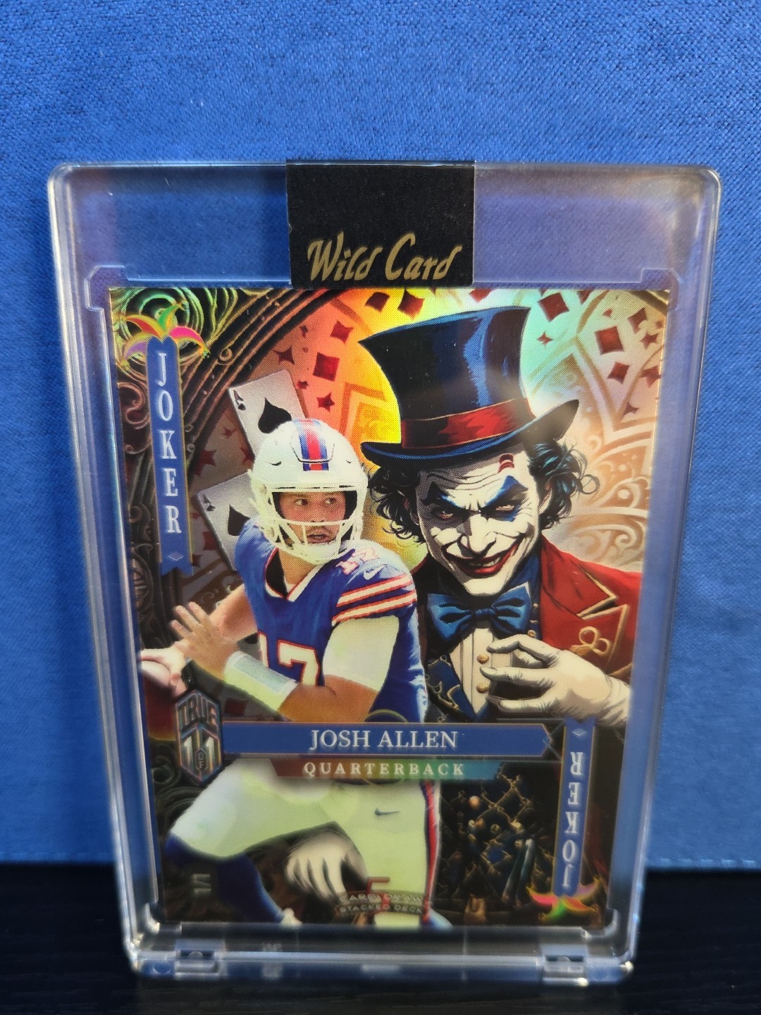 Josh Allen TRUE 1/1 JOKER Wild Card 2025 National Exclusive! Ultra RARE ...