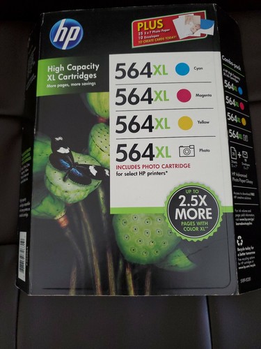HP Combo Pack Set of XL 564 (4 color pack) 3/2016 | eBay