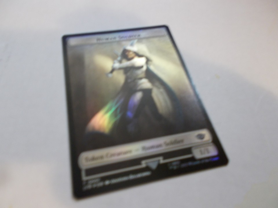 Food Human Soldier FOIL x1 MTG LOTR Colorless Common Token NM/M | eBay