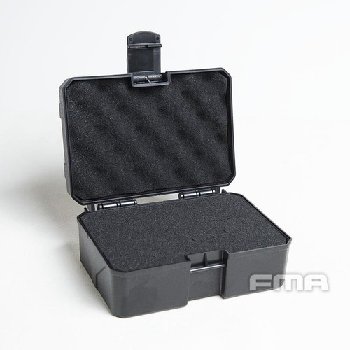 FMA Tactical Plastic Box Carry Case w/ Foam - BLACK (TB1356) (15 X 11.5 ...