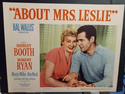Lobby Card 1954 ABOUT MRS. LESLIE Shirley Booth Robert Ryan best CU | eBay