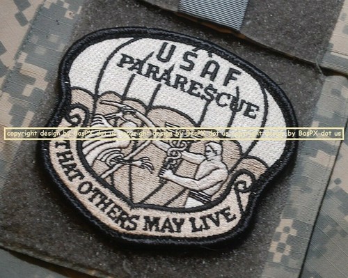 USAF PEDRO PJ COMBAT RESCUE TCCC velkrö DESERT CAMO PATCH: That Others ...