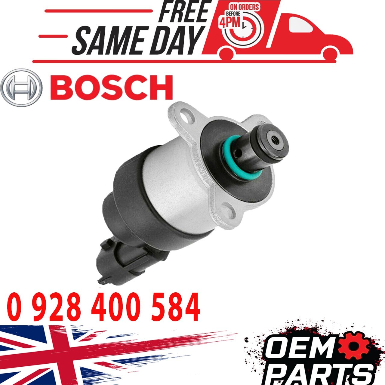 CHRYSLER Voyager 2.5 2.8 CRD Fuel Pressure Regulator Valve 0928400584 ...