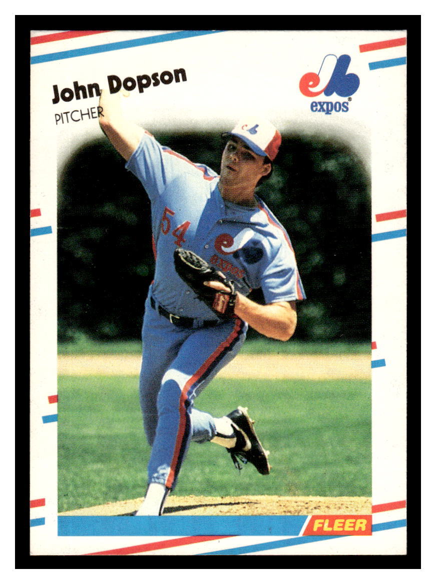 1988 Fleer Update #U-99 John Dopson - Expos | eBay