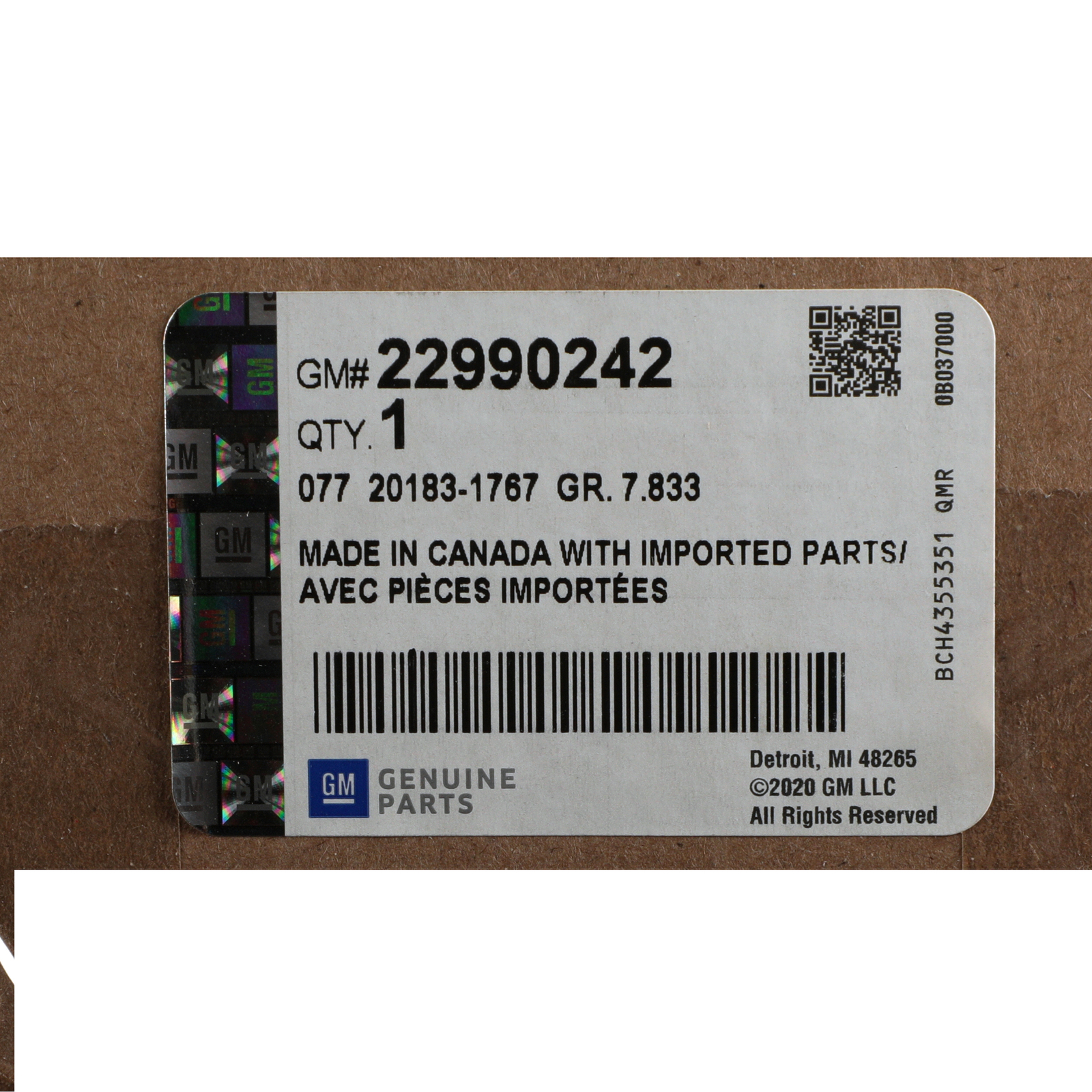 OEM NEW 2014-20 GM Chevrolet Impala Front Bumper Grille Lower Deflector ...