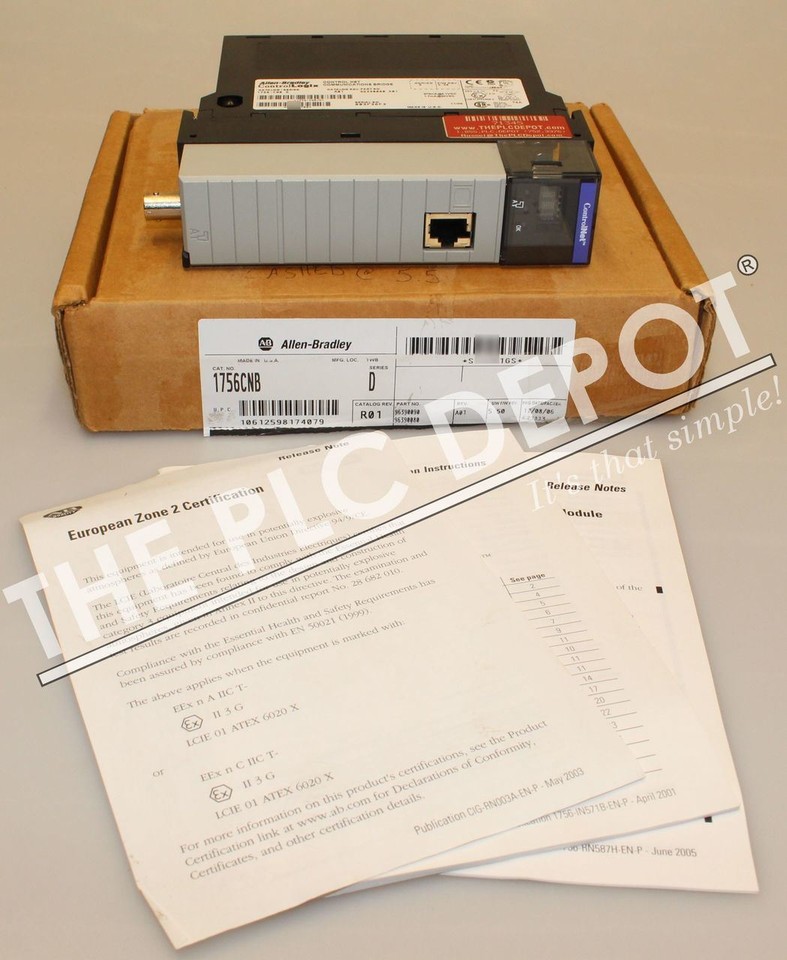 BRAND NEW ORIGINAL! Allen Bradley 1756-CNB ControlLogix ControlNet ...