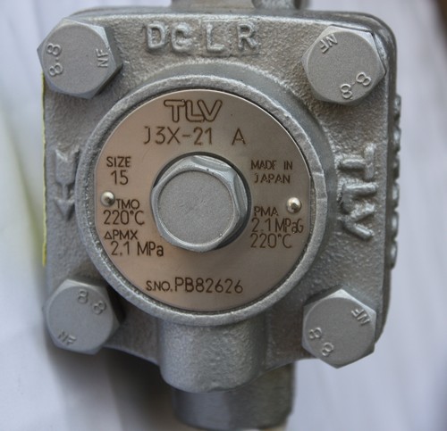 TLV Size 15 J3X-21A FREE FLOAT STEAM TRAP GGG403 PN16 DN 15 DGLR NEW W ...