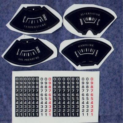 Premium Dash Decal 67-69 A Body Rallye Dash decal kit | eBay