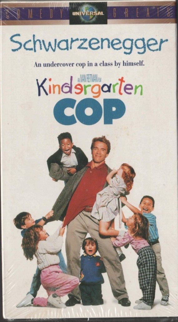 Kindergarten Cop (VHS, 1991) Arnold Schwarzenegger NEW STILL SEALED ...