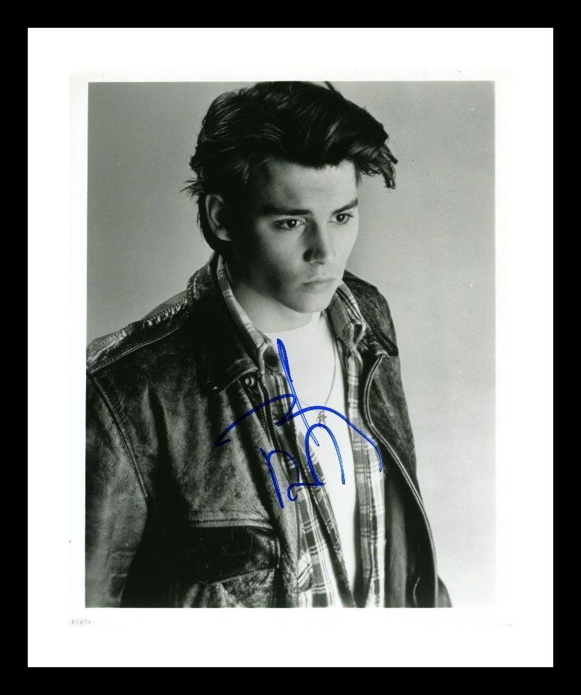 Johnny Depp Autograph Signed & Framed Photo | eBay UK