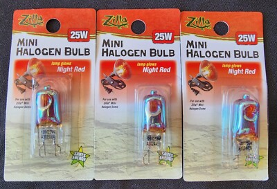 Zilla Mini Halogen Bulb - Night Red 25W mini halogen bulb NEW fast free ...