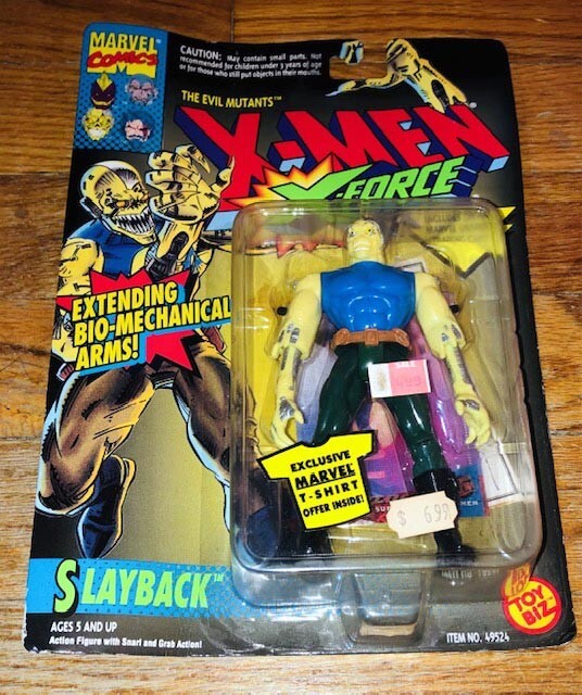 Vintage 1994 Toybiz Slayback X-Men X-Force Evil Mutants Action Figure ...