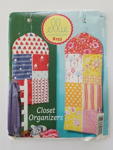 Ellie Mae Designs Sewing Pattern K153 Patchwork Closet Organizers (D ...