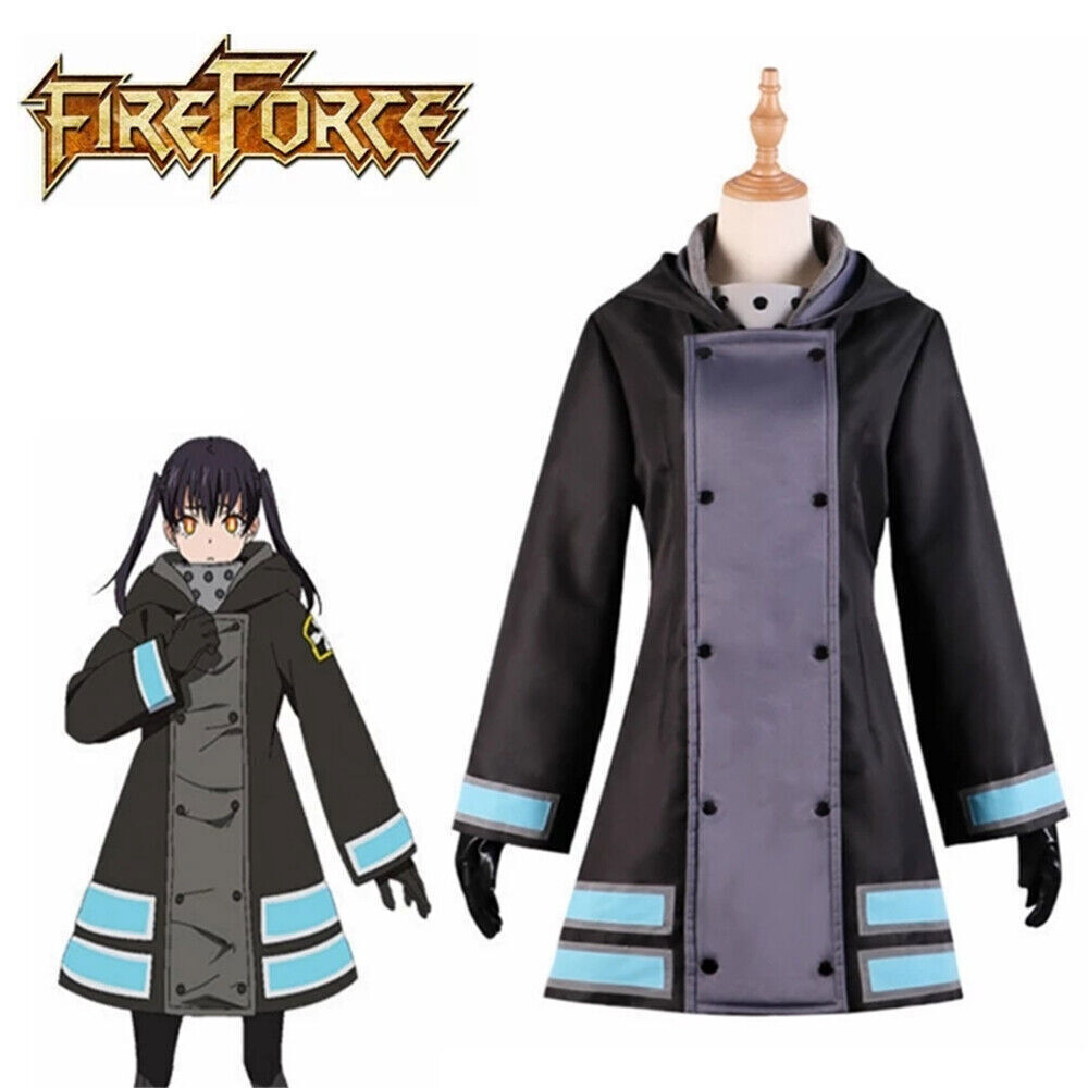 Anime Fire Force Shinra Kusakabe Kotatsu Tamaki Cosplay Costume Uniform ...