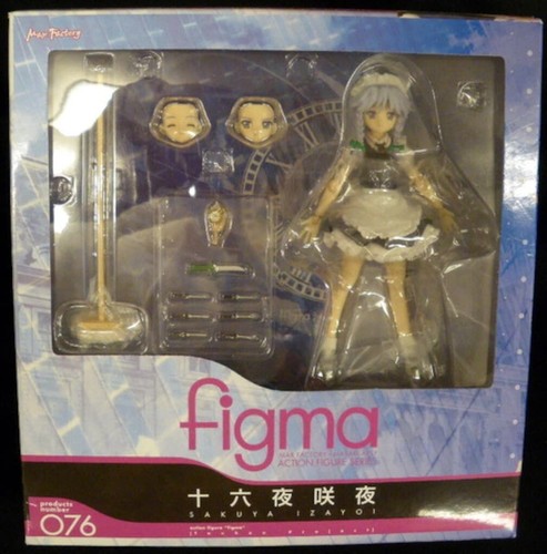 Figma Sakuya Izayoi 076 Touhou Project Max Factory Action Figure Anime ...